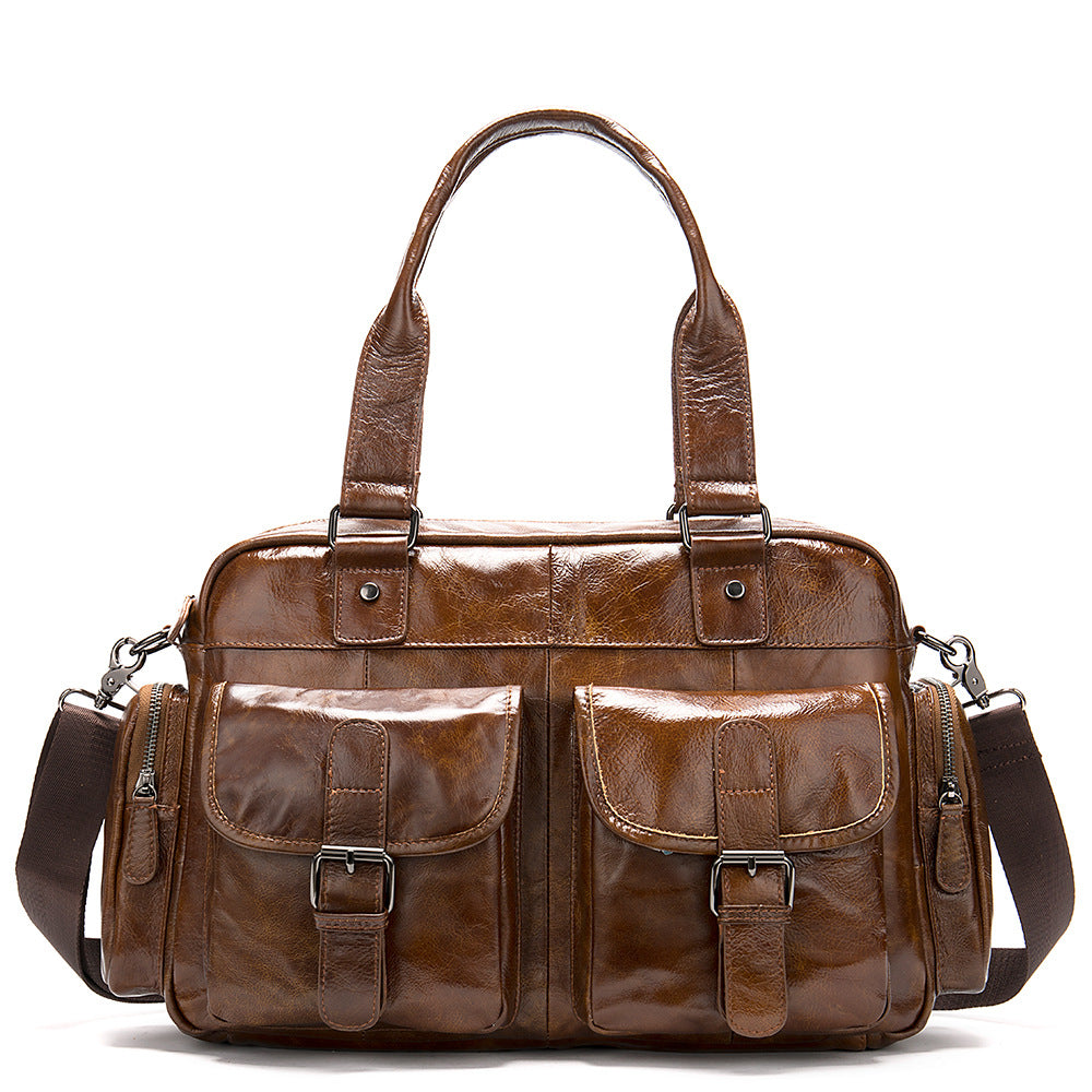 Li Ji | Original handmade | Coated cowhide genuine leather bag No. 858 ...